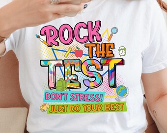 Rock the Test Png, Don't Stress Do Your Best Png, Test Day Png, Staar ...