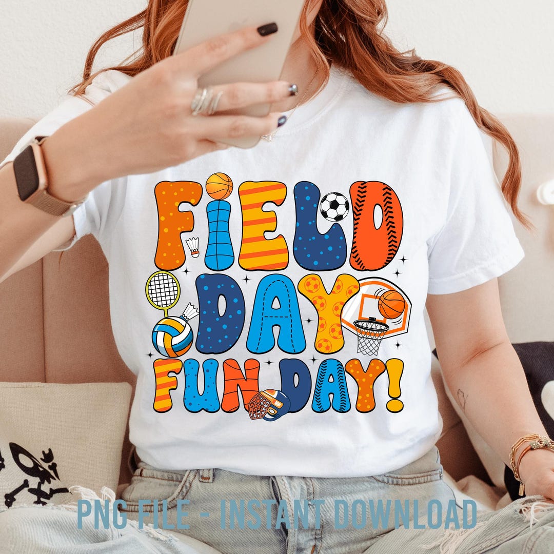 Field Day Fun Day Png, Field Day 2025 Png, Let the Games Begin Png ...