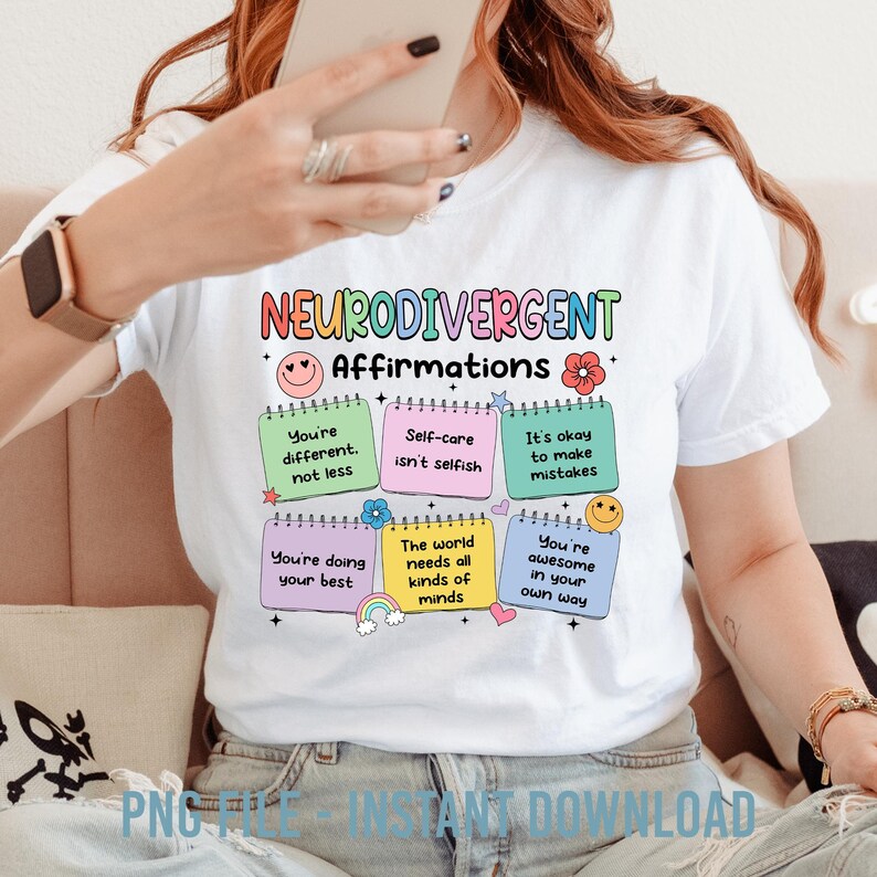 Neurodivergent Affirmations Png, Neurodiversity Png, Special Education ...