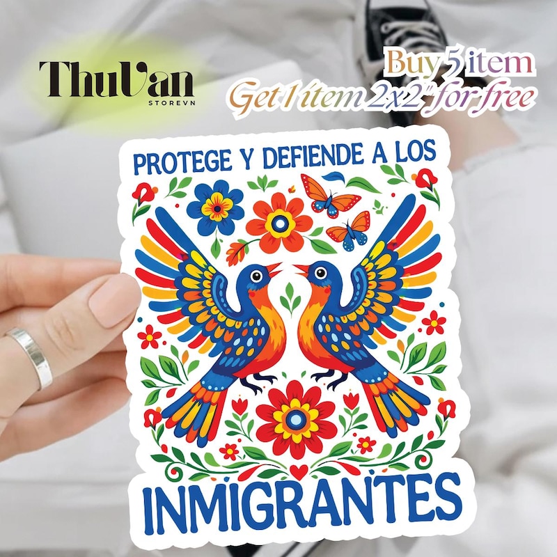 Inmigrantes Stickers - Etsy