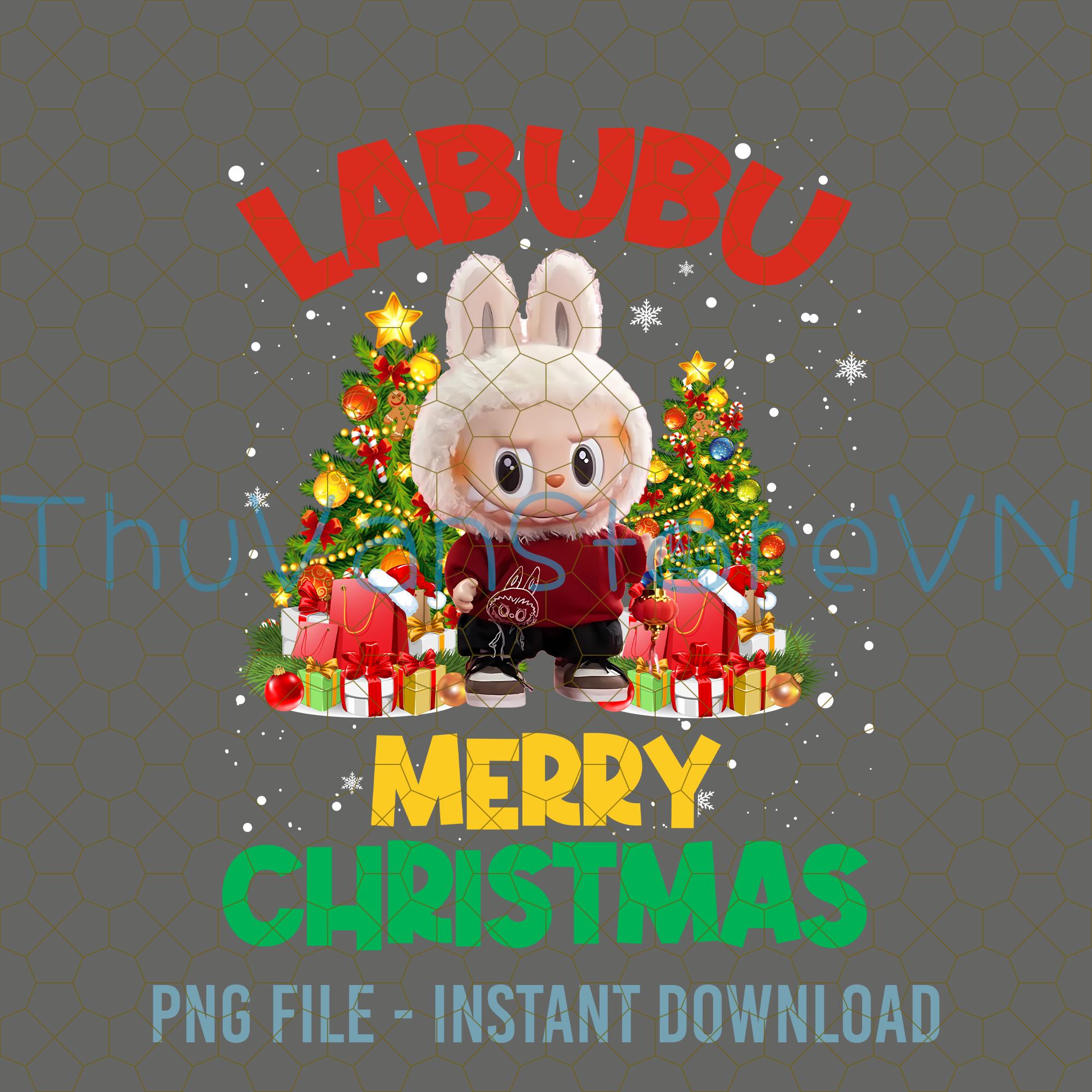 Merry Christmas Labubu Png, Labubu Monster Png, Labubu Christmas Tree ...