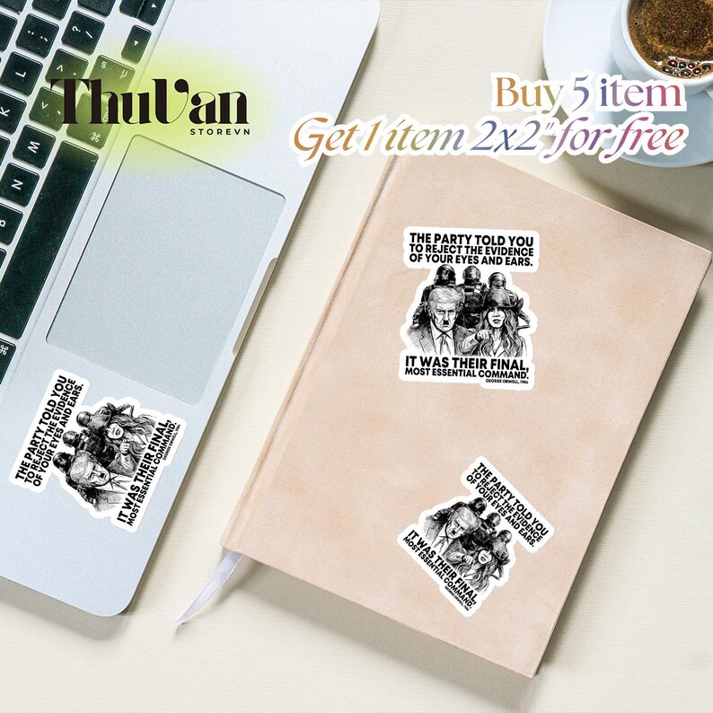 Orwell 1984 Quote the Party Told You Sticker/ Magnet, George Orwell ...
