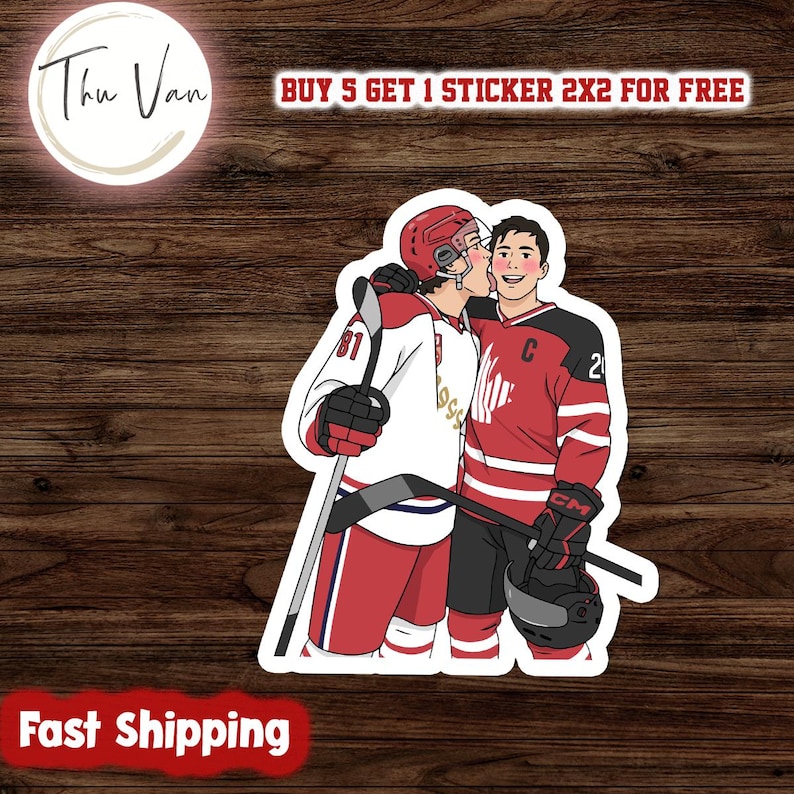 Heated Rivalry Shane and Ilya Couple Sticker, Team Hollanov, LGBT ...