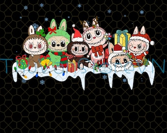 Merry Christmas Labubu Png, Labubu Monster Png, Labubu Christmas Tree ...