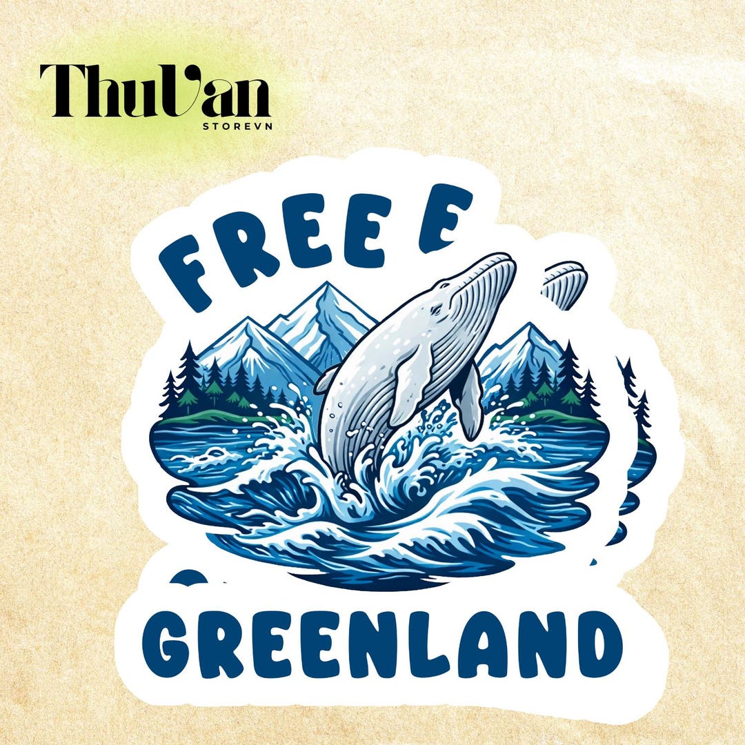 Free Greenland Sticker/ Magnet, Hands off Greenland, Greenland Not for ...