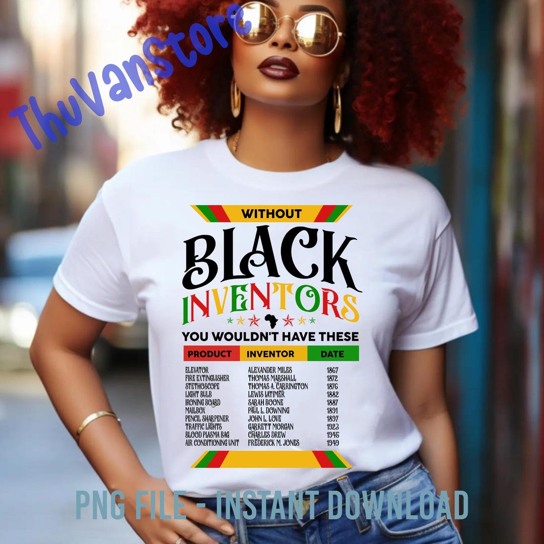 Black Inventors Juneteenth Png, Black and Proud Png, Famous Black ...