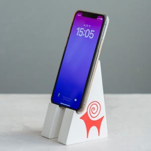 Wooden Cell Phone Stand: Desk Smartphone & Tablet Holder - Etsy