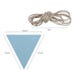 Blue Triangle Pennant Flags Bunting Banners - Playroom and Nursery ...