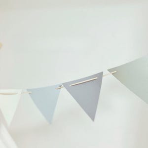 Blue Triangle Pennant Flags Bunting Banners Playroom and Nursery ...