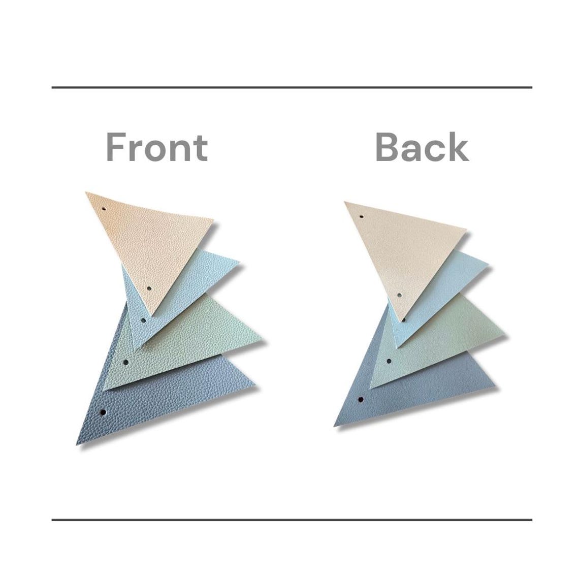 Blue Triangle Pennant Flags Bunting Banners - Playroom and Nursery ...