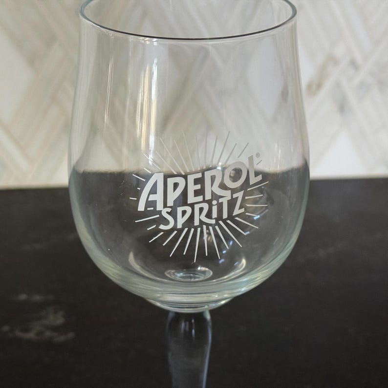 Aperol Spritz Glass - Etsy