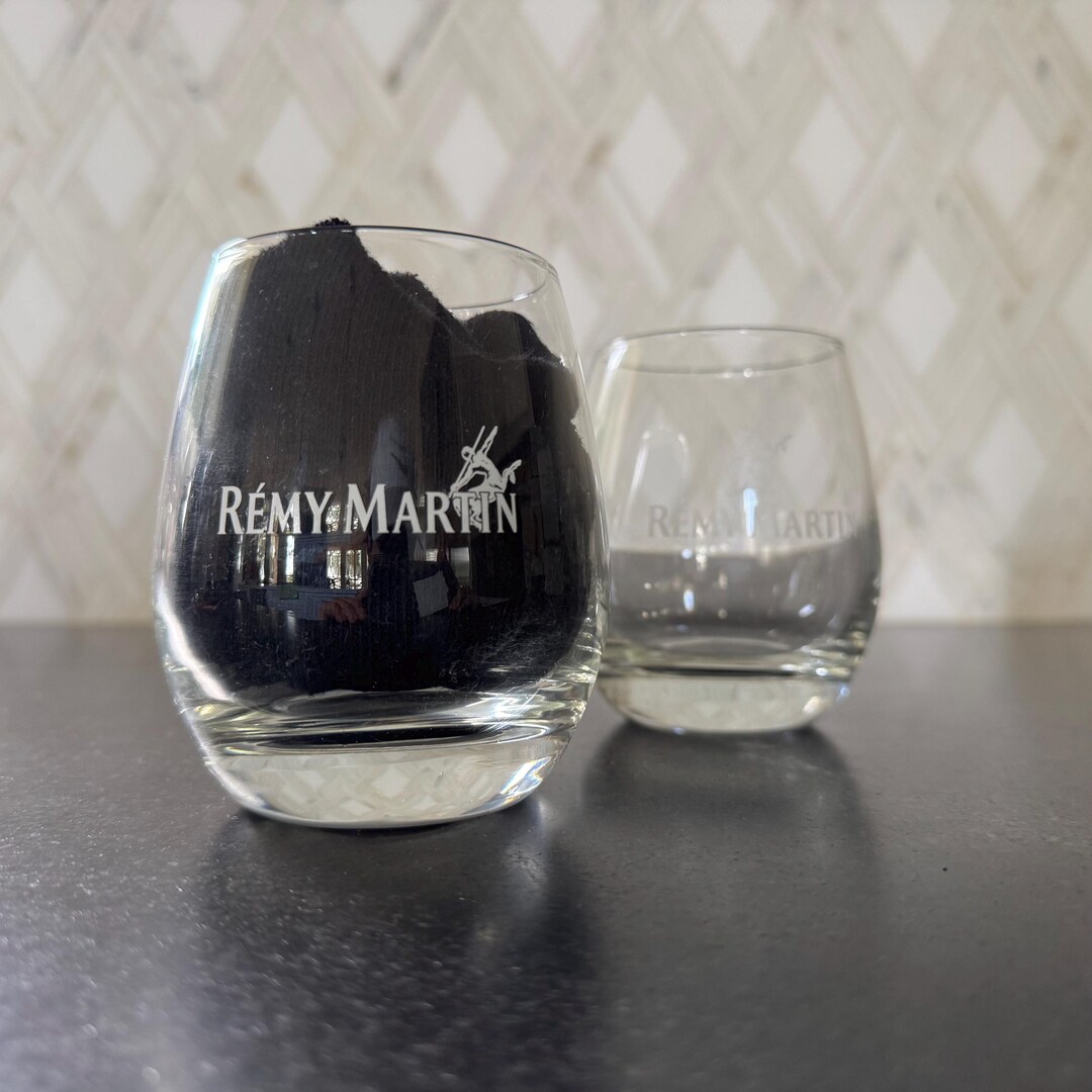 Remy Martin French Cognac Snifter Glasses mistmatched Set of 2 - Etsy