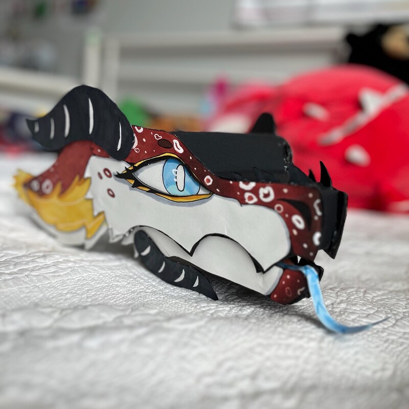 Dragon Puppet Paper - Etsy