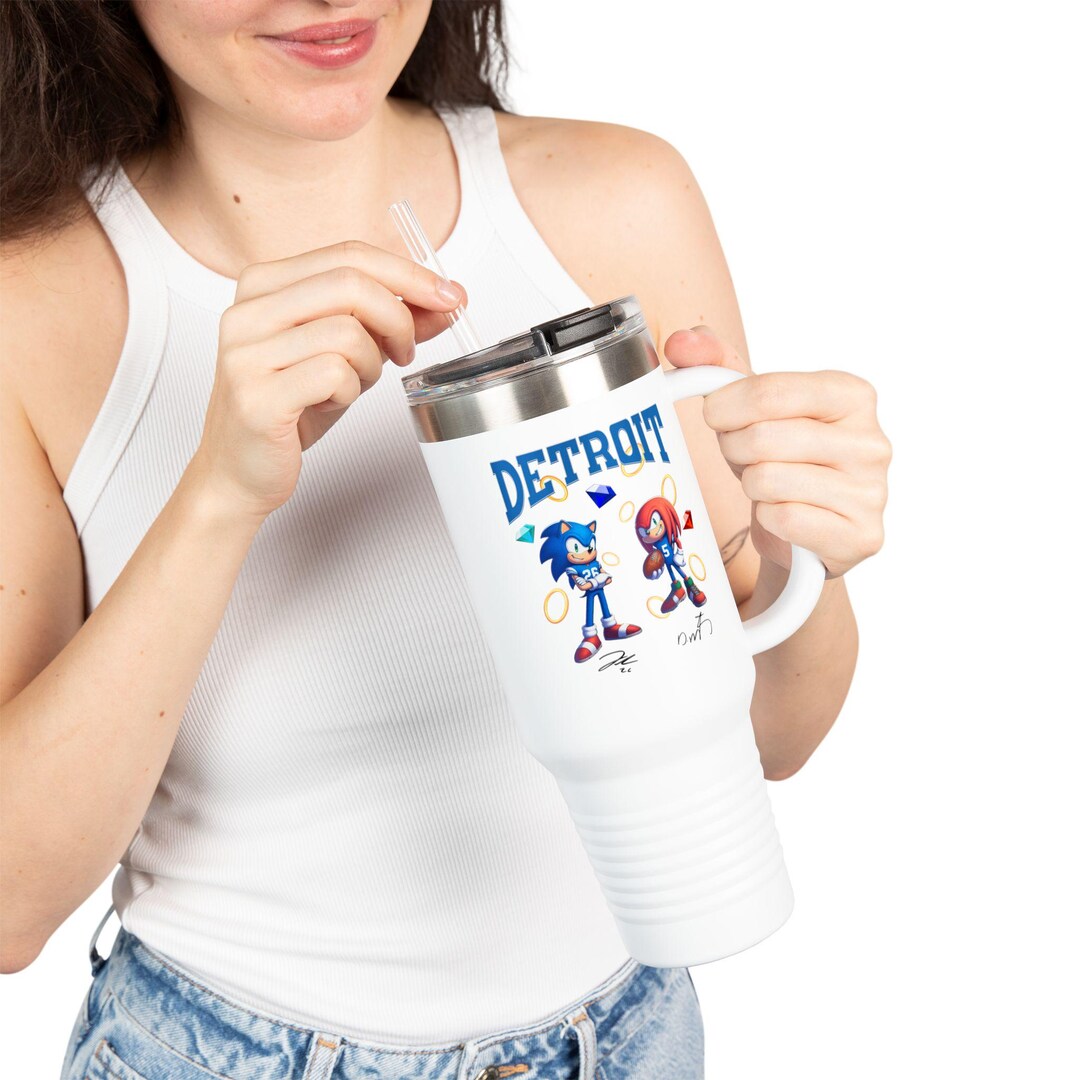 Sonic and Knuckles Insulated Travel Mug, 40oz, Gibbs and Montgomery ...