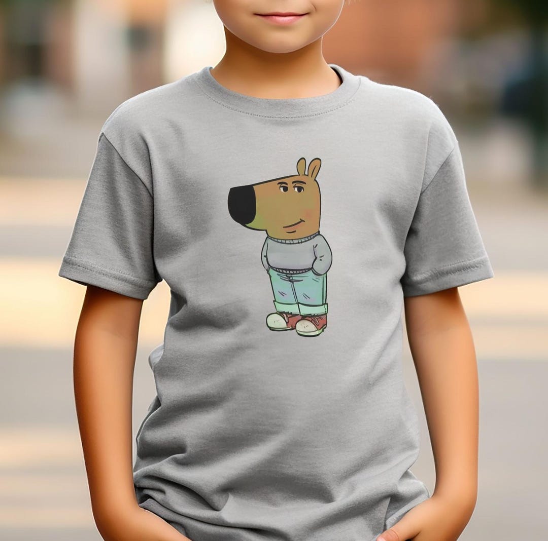 Chill Guy Meme Kid Graphic Tee, Just A Chill Guy Funny Meme Shirt, Hip ...