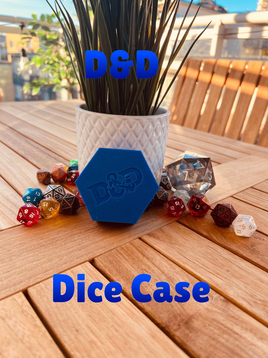 3D Printed Dnd Dice Case: Tabletop Gaming Accessory - Etsy