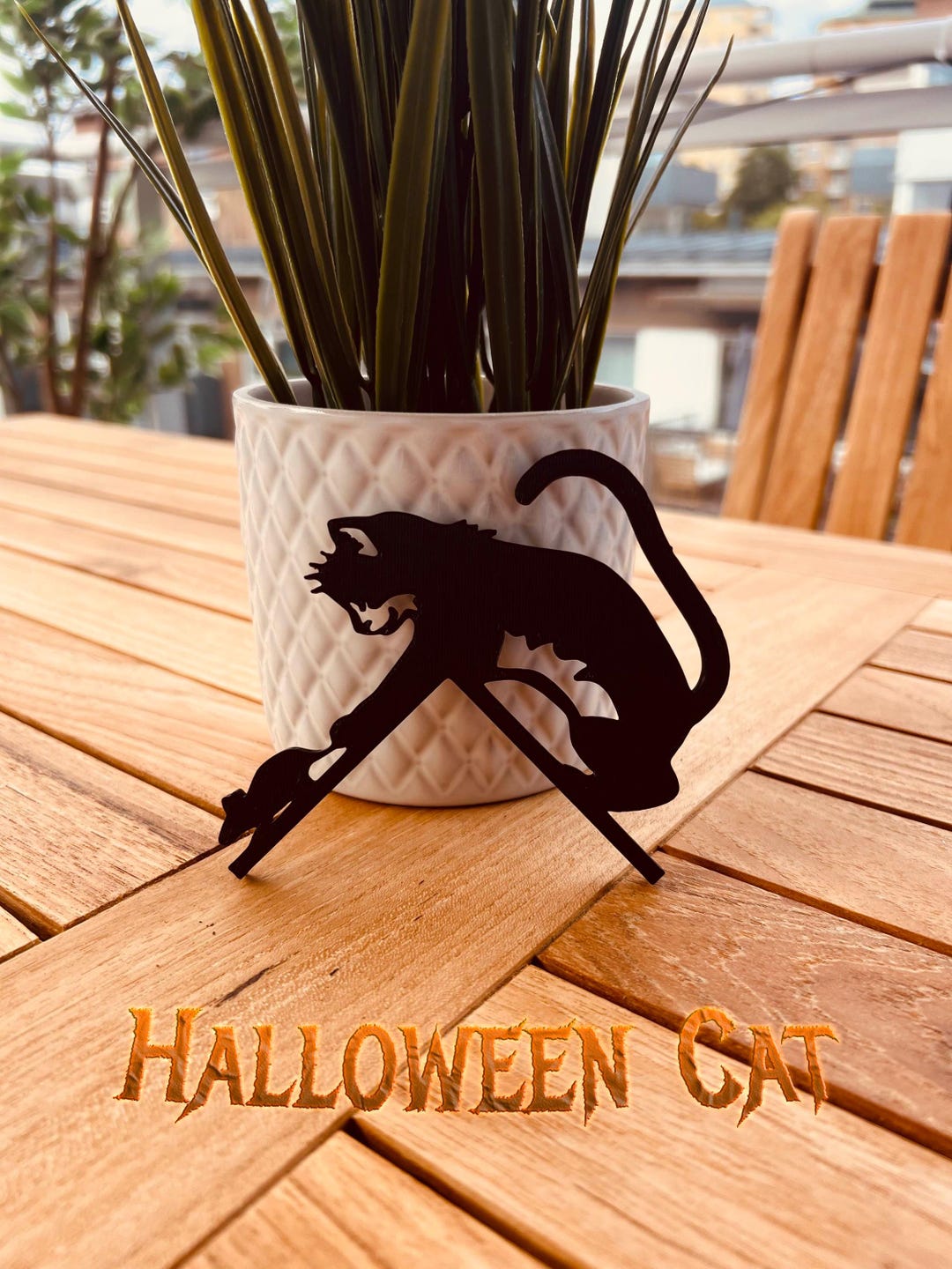 Halloween Cat Door Corner | V1 Cat Holding Rat - Etsy