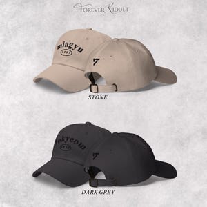 Seventeen Embroidered Hat | SVT | Seventeen Members Hat | K-pop Merch ...