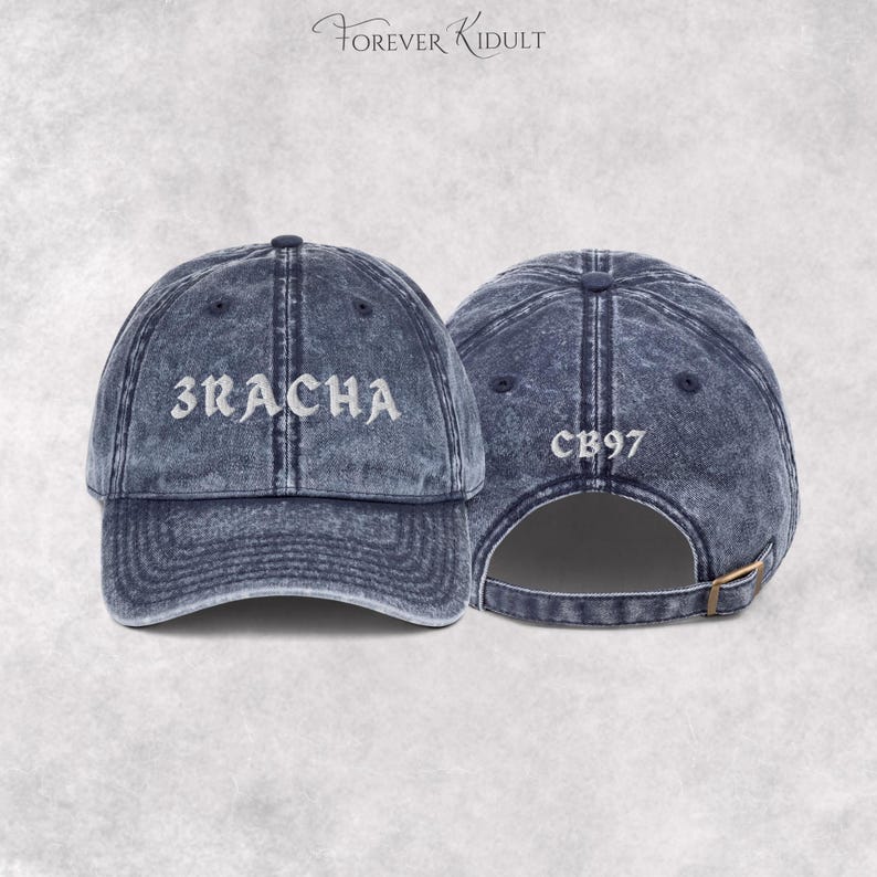 3RACHA Embroidered Hat | Skz | CB97 SPEARB J.ONE | K-pop Merch | Stay ...