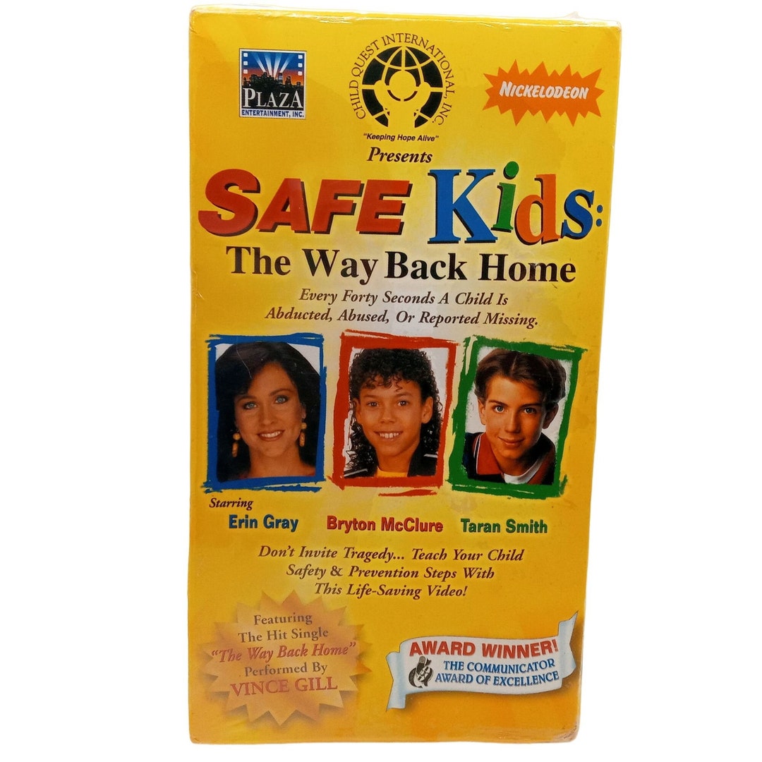 Safe Kids the Way Back Home VHS SEALED Vintage Nickelodeon Taran Smith ...