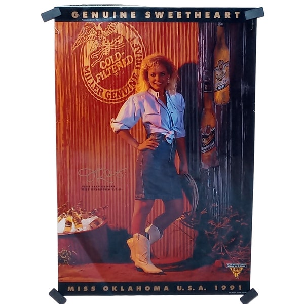 Miller Lite Vintage Poster - Etsy