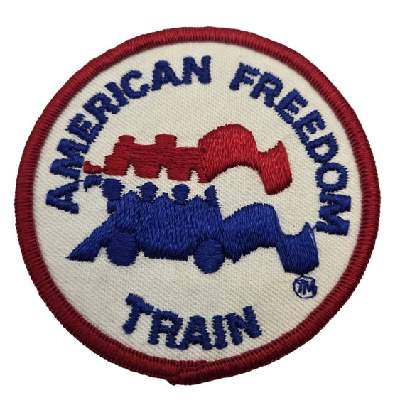 American Freedom Train Patch Vintage Vest Hat Red Whi… - Gem