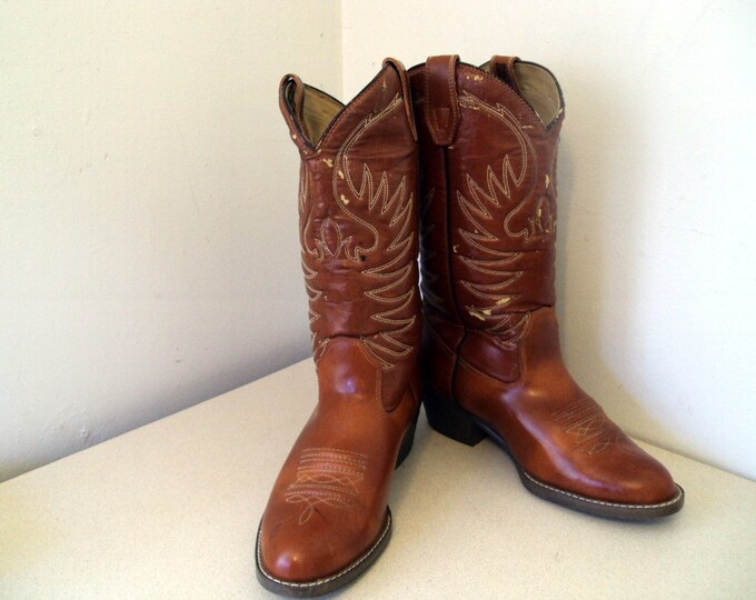 Vintage Ramrods Brand Cowboy Boots Size 10 or Cowgirl Size 11 to 11.5 ...