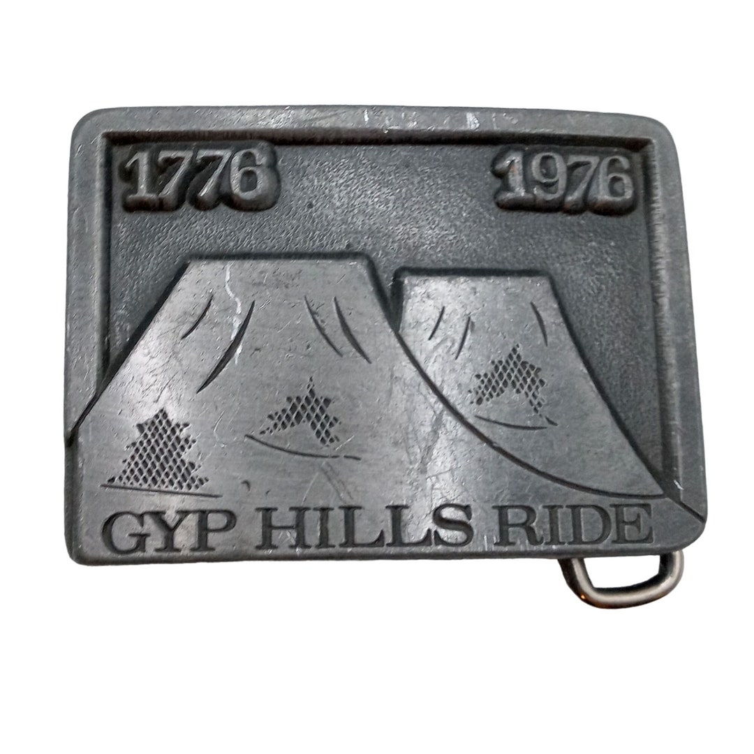 Gyp Hills Ride Belt Buckle Medicine Lodge Kansas Gypsum Trail Horse ...