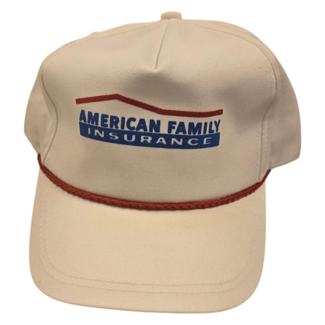 Vintage K Products American Family Insurance Trucker Hat Strapback ...