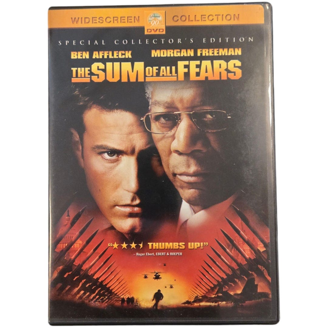 The Sum of All Fears DVD Special Collectors Edition Widescreen Ben ...
