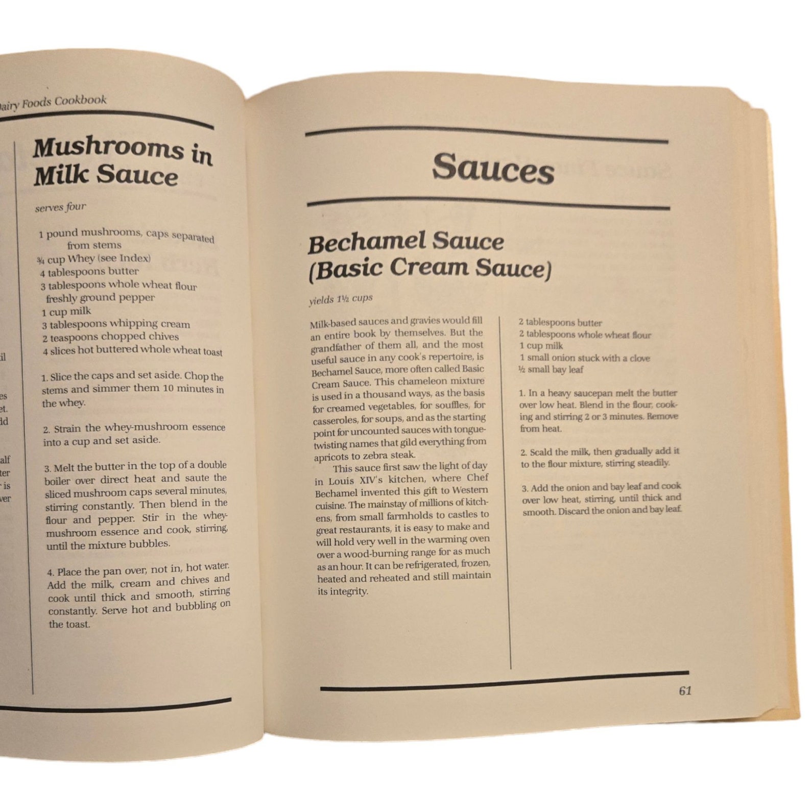 The Complete Dairy Foods Cookbook Vintage Hardcover 1982 Recipe Book - Etsy