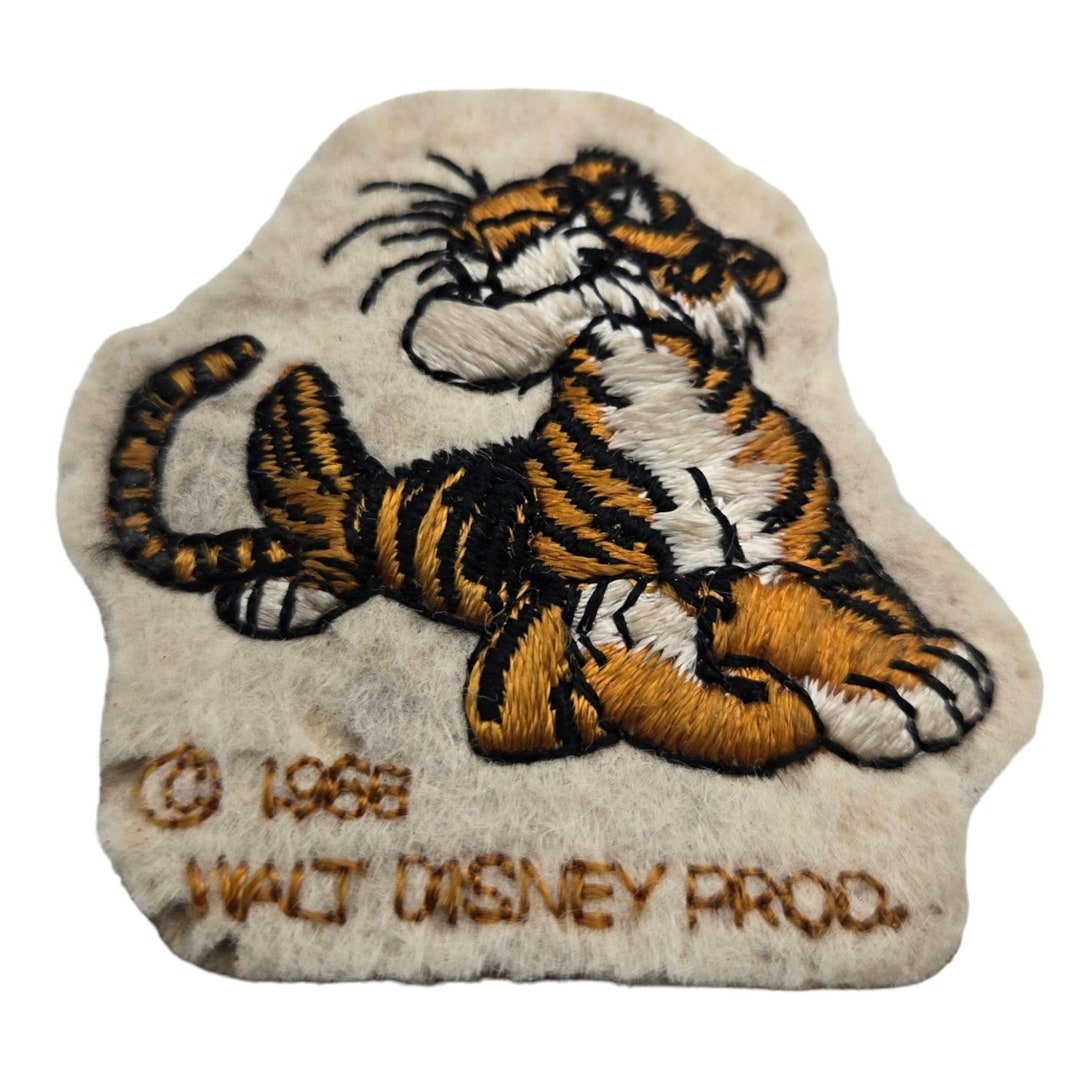 Vintage Jungle Book Bengal Tiger Patch Shere Khan Walt Disney ...