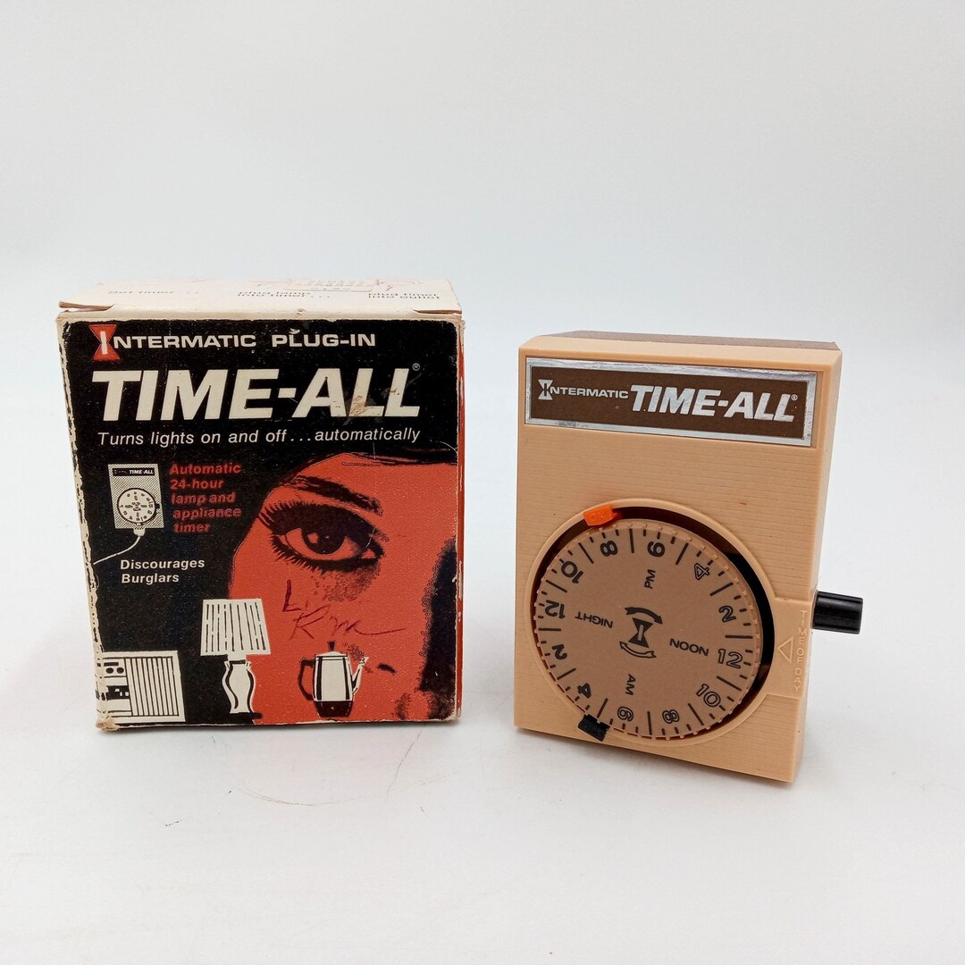 Vintage Intermatic Plug in Time All 24 Hour Timer in Original Box - Etsy
