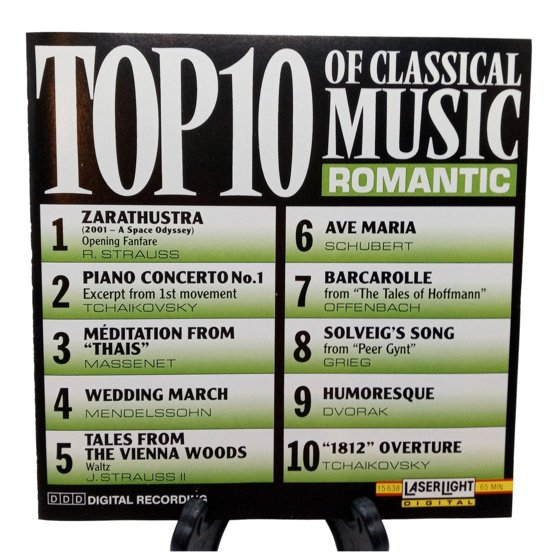 Top 10 Classical Music CD Romantic Wedding March Vintage Romance - Etsy