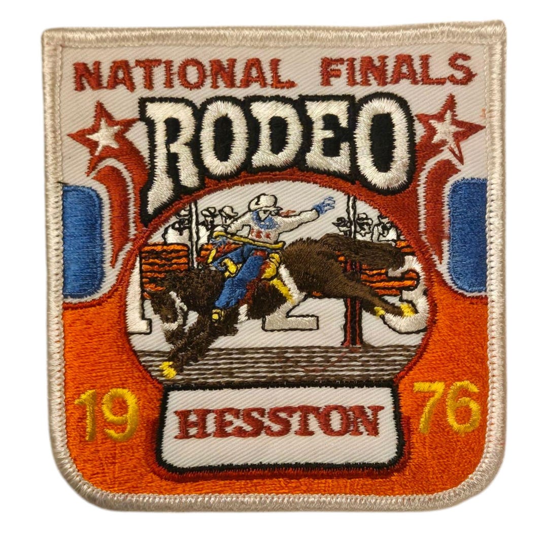 1976 NFR Rodeo Patch Vintage Saddle Bronc Western National Finals - Etsy