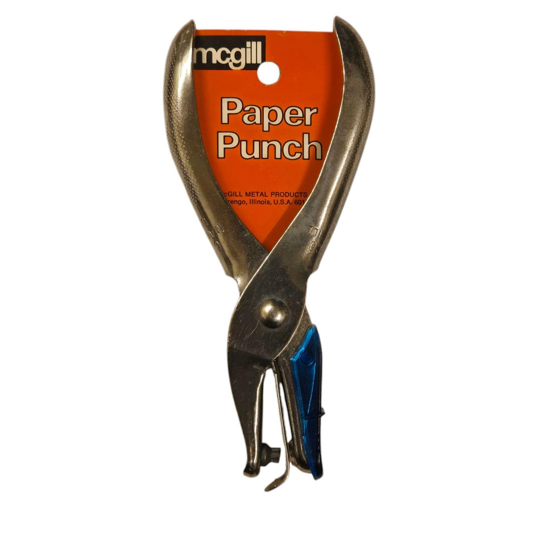 Vintage Mcgill GEM USA Paper Punch Hole Puncher NOS New Old Stock - Etsy