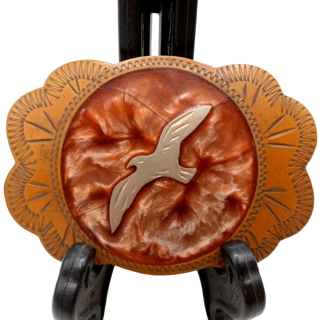 Flying Bird Belt Buckle Vintage Handcrafted Country Western Wear Dove ...