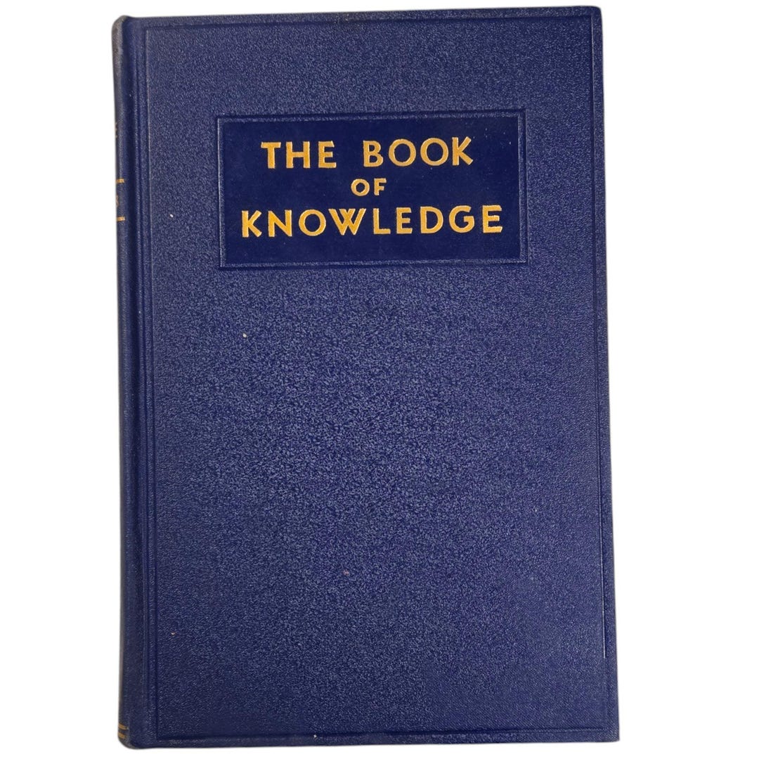 Book of Knowledge 1937 Childrens Encyclopedia Volume 19 Only Vintage - Etsy