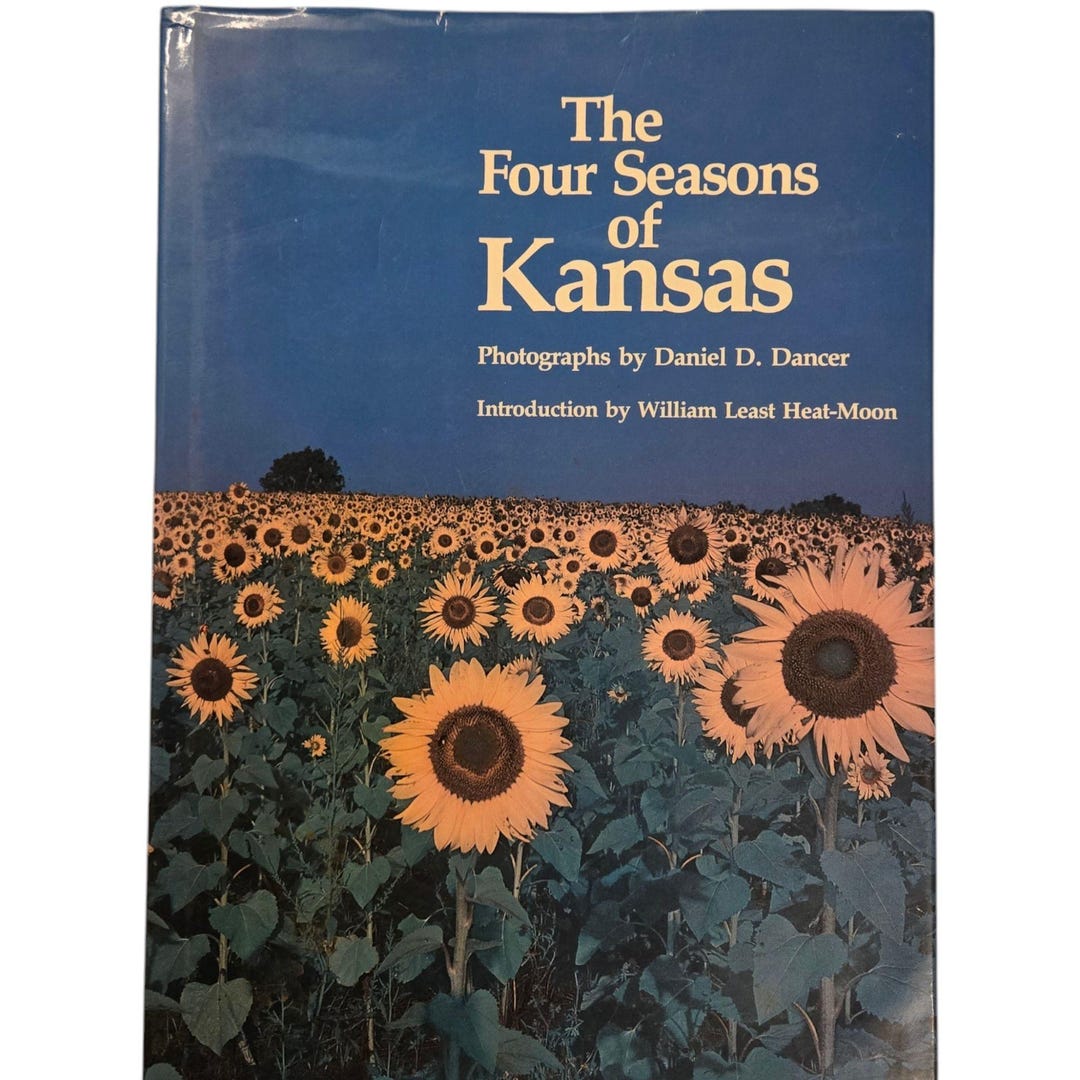 The Four Seasons of Kansas Vintage KS Photography Book Art - Etsy