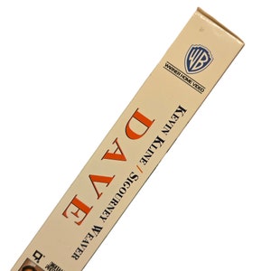 Dave VHS Movie Starring Kevin Kline Sigourney Weaver Ving Rhames 1993 ...