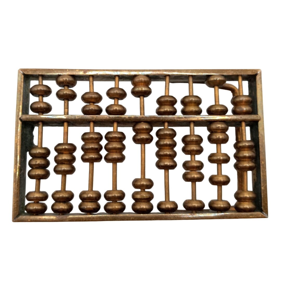 Abacus Belt Buckle Vintage Calculator Math Adding - Etsy