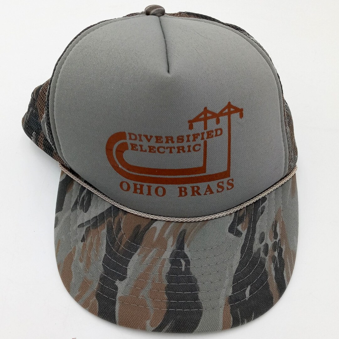 Graue Camo Ohio Messing Mesh Snapback Dad Cap Trucker Hut Abzweigung ...