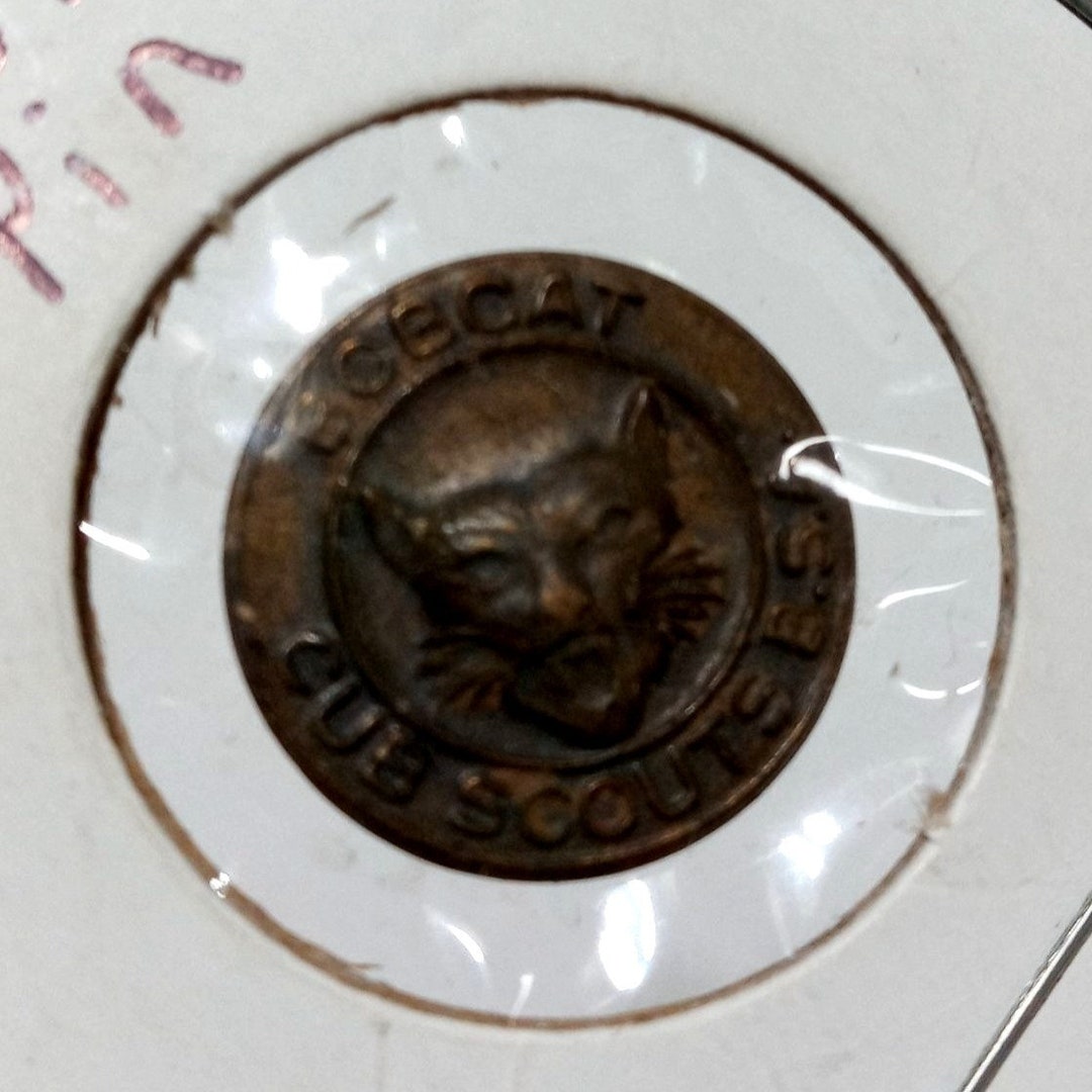 Boy Scouts Bobcat Cub Scouting Pin Collectible Vintage Cat BSA - Etsy