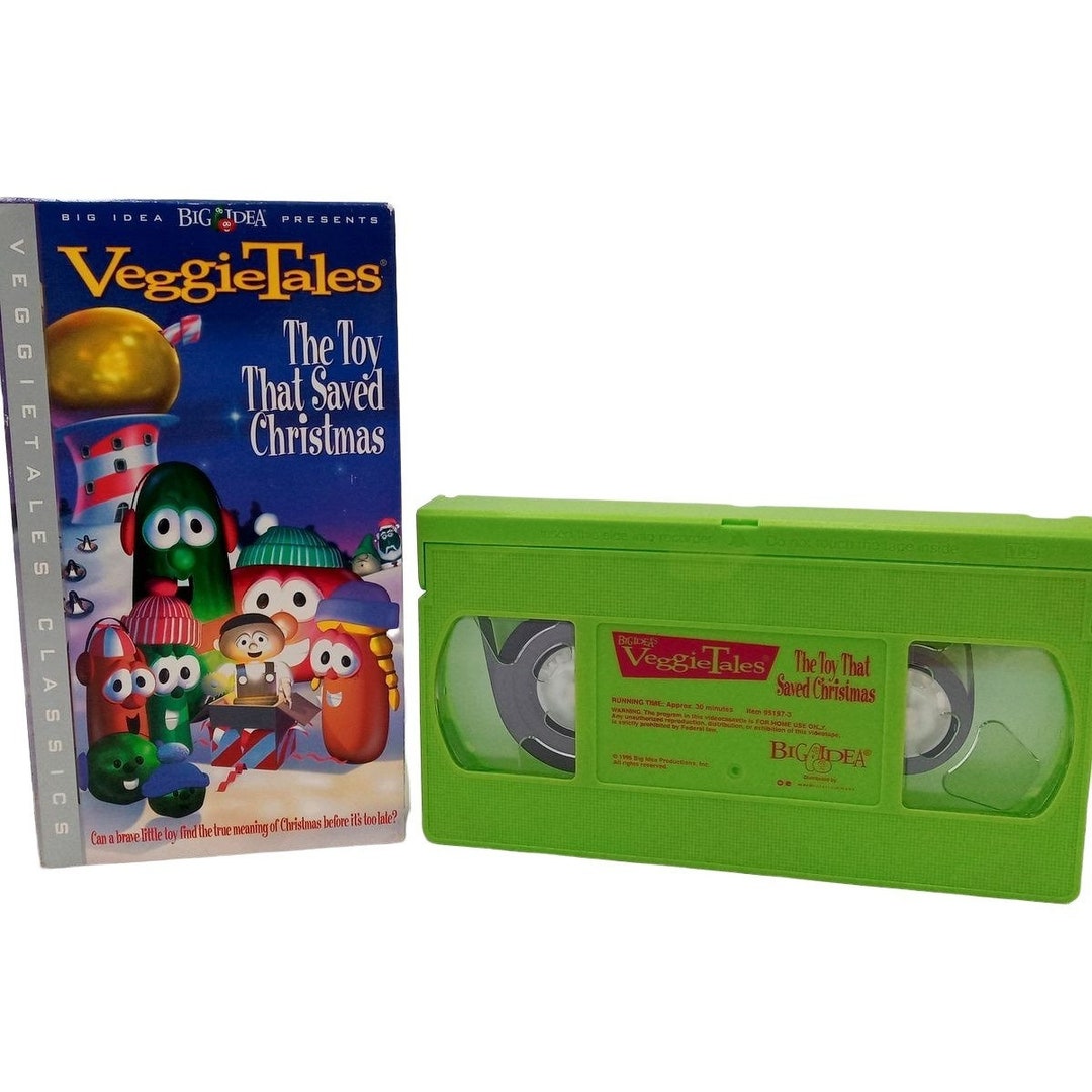 Veggietales VHS Movie the Toy That Saved Christmas Vintage Holiday ...