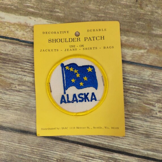 Vintage Alaska Shoulder Patch State Flag New Old Stoc… - Gem
