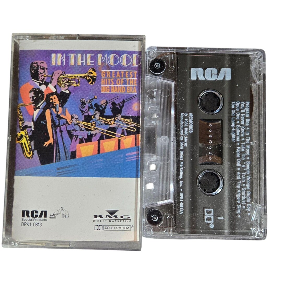 In the Mood Greatest Hits of the Big Band Era Cassette Tape Boogie Woogie Bugle - Etsy