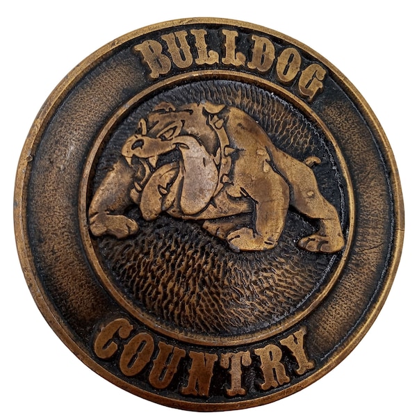 Bulldog Belt Buckle - Etsy