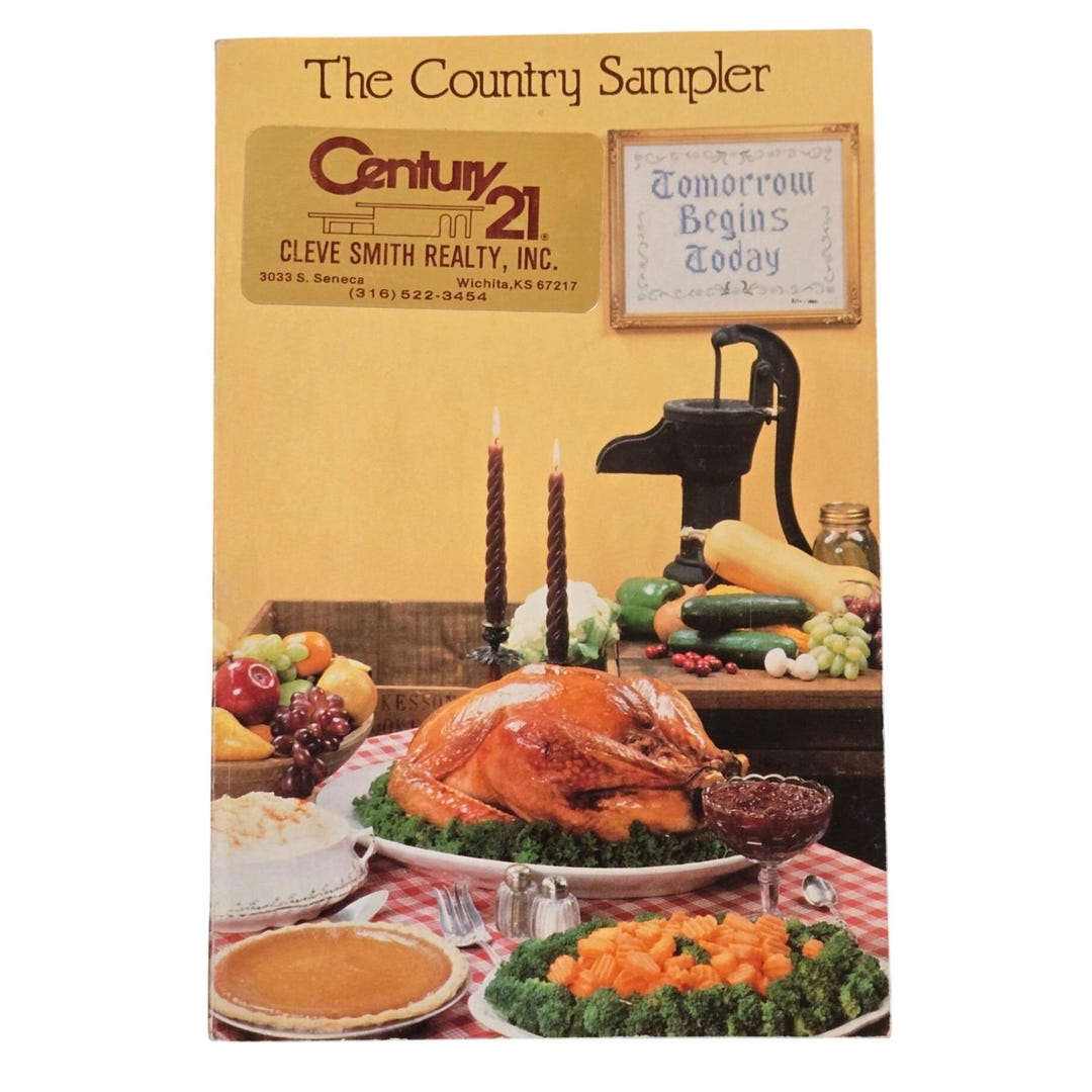 The Country Sampler Cookbook Century 21 Advertising 1982 Vintage Recipe ...