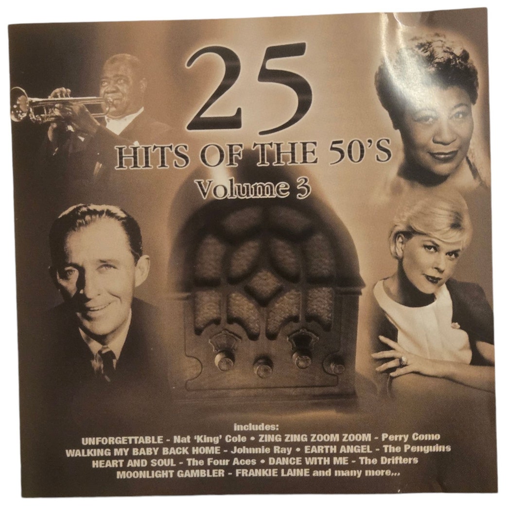 25 Hits of the 50s Volume 3 CD 1950s Music Drifters Perry Como Hank ...