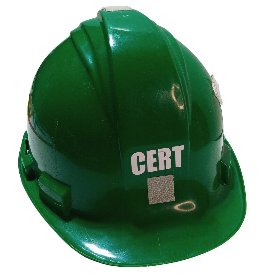 Green CERT Hard Hat Helmet North Green USED Vintage Construction Mining ...